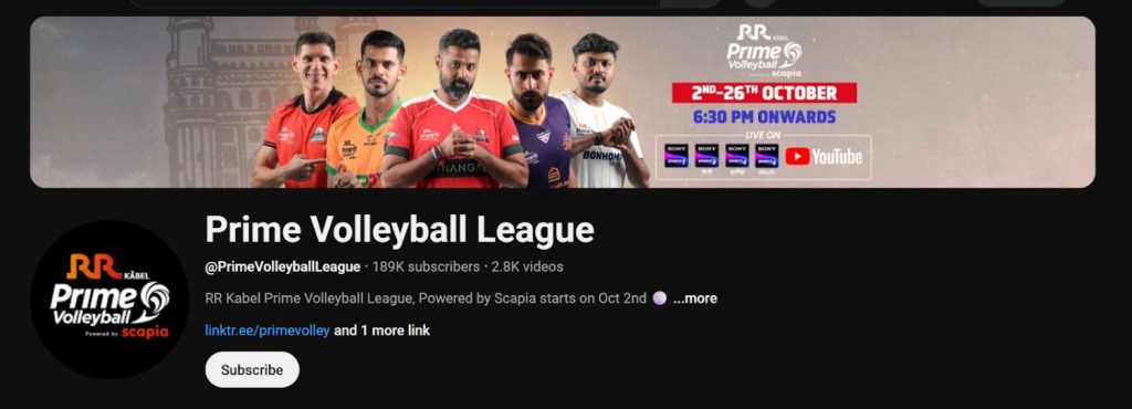 Prime Volleyball League 2025 Live Streaming Platforms & Apps