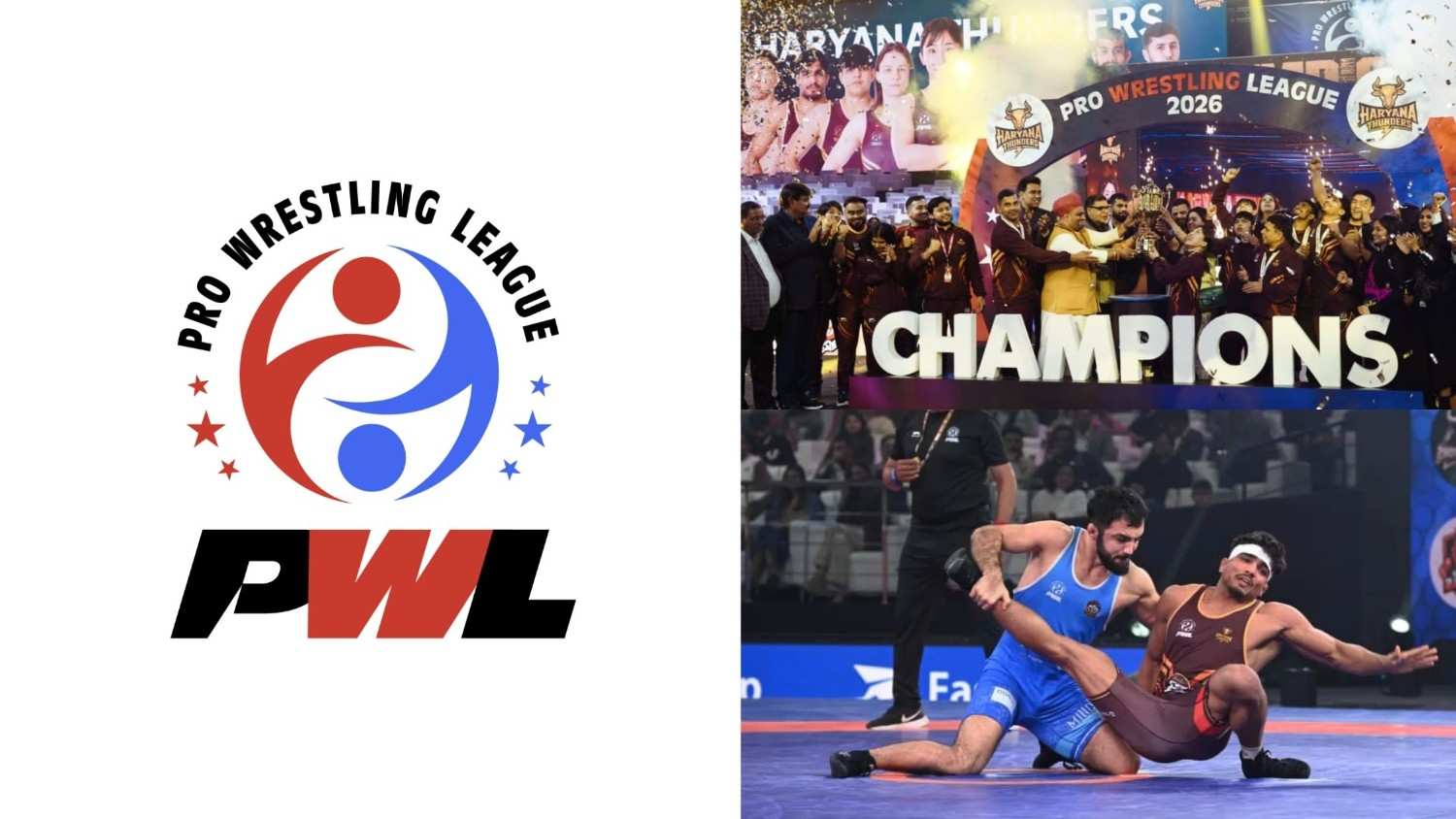 Pro Wrestling League 2026 Final - Haryana Thunders Won Title