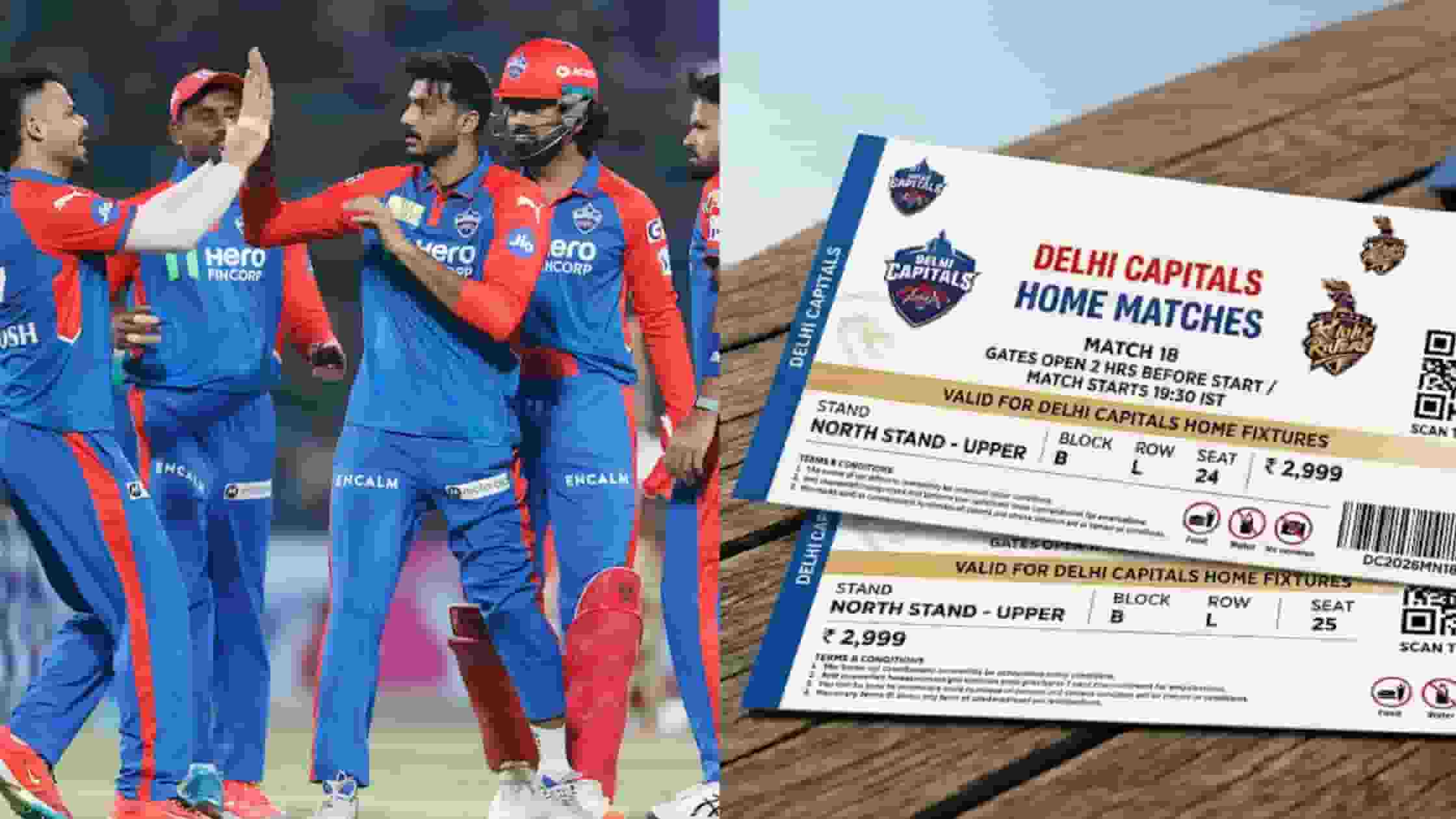 Delhi Capitals IPL 2026 Tickets, Prices & Full Booking Guide