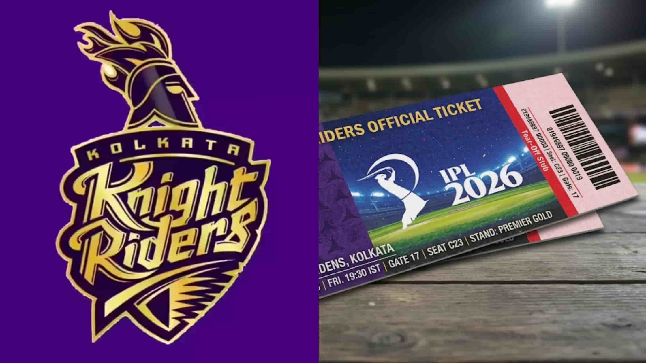 Kolkata Knight Riders 2026 IPL Tickets – Prices & Booking Info