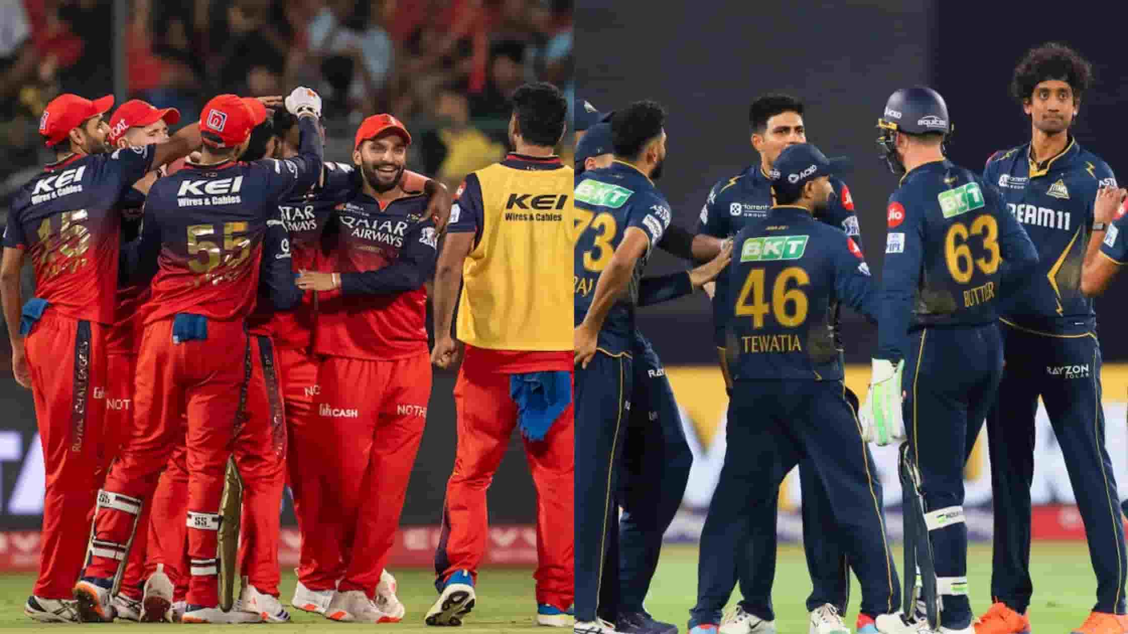 RCB vs GT Head-to-Head in IPL (2026 Stats & Records)