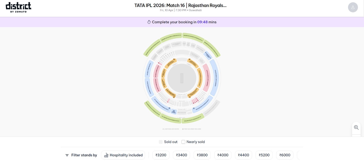 RR vs RCB IPL 2026 Match 16 Tickets, Prices & Booking Guide