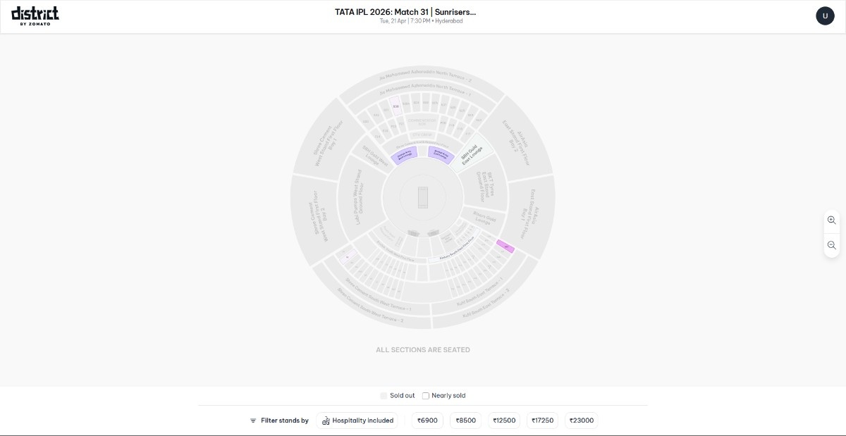 SRH vs DC IPL 2026 Match 31 Tickets, Prices & Booking Guide